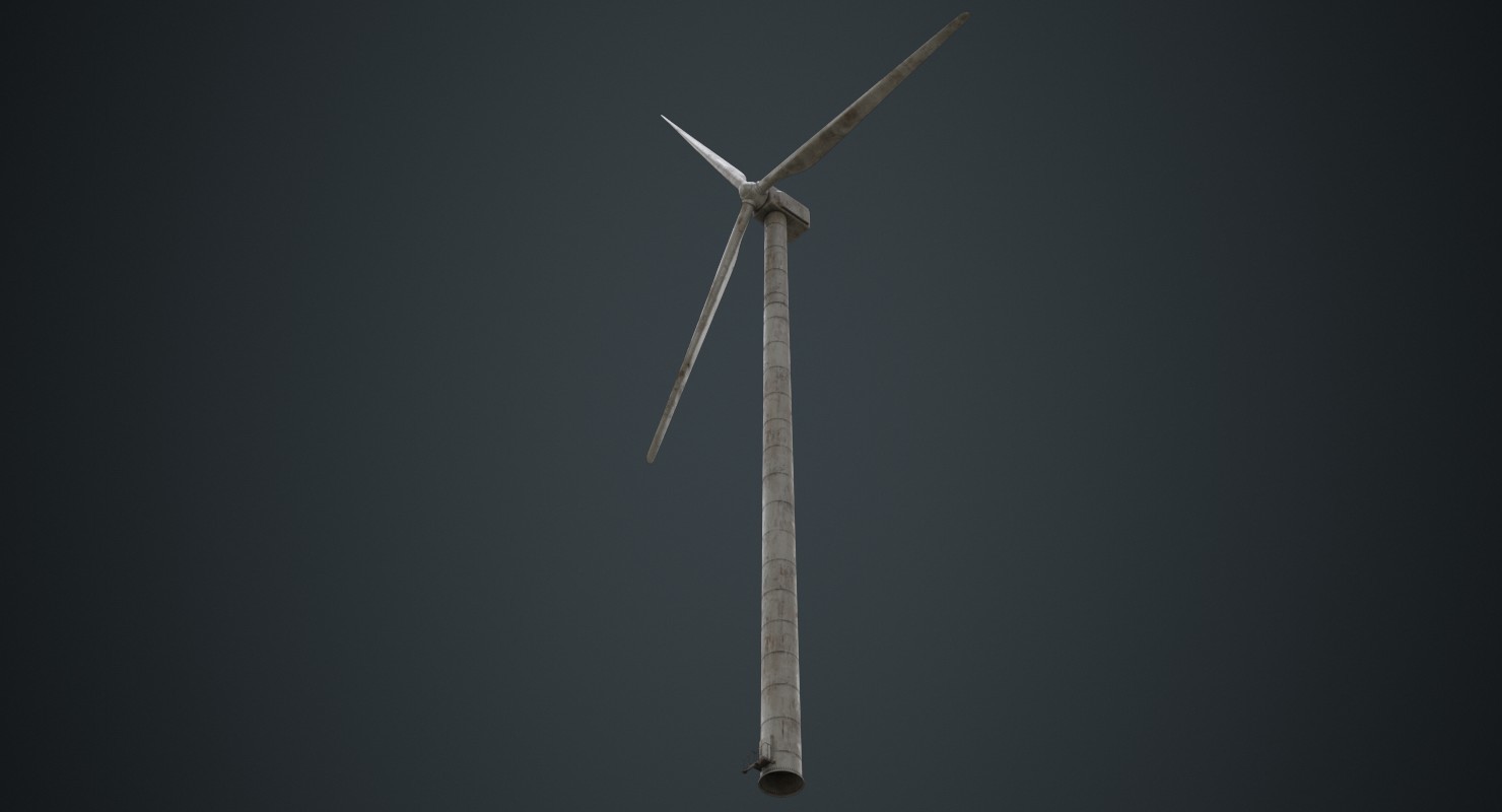 ArtStation - Wind Turbine 1C | Game Assets