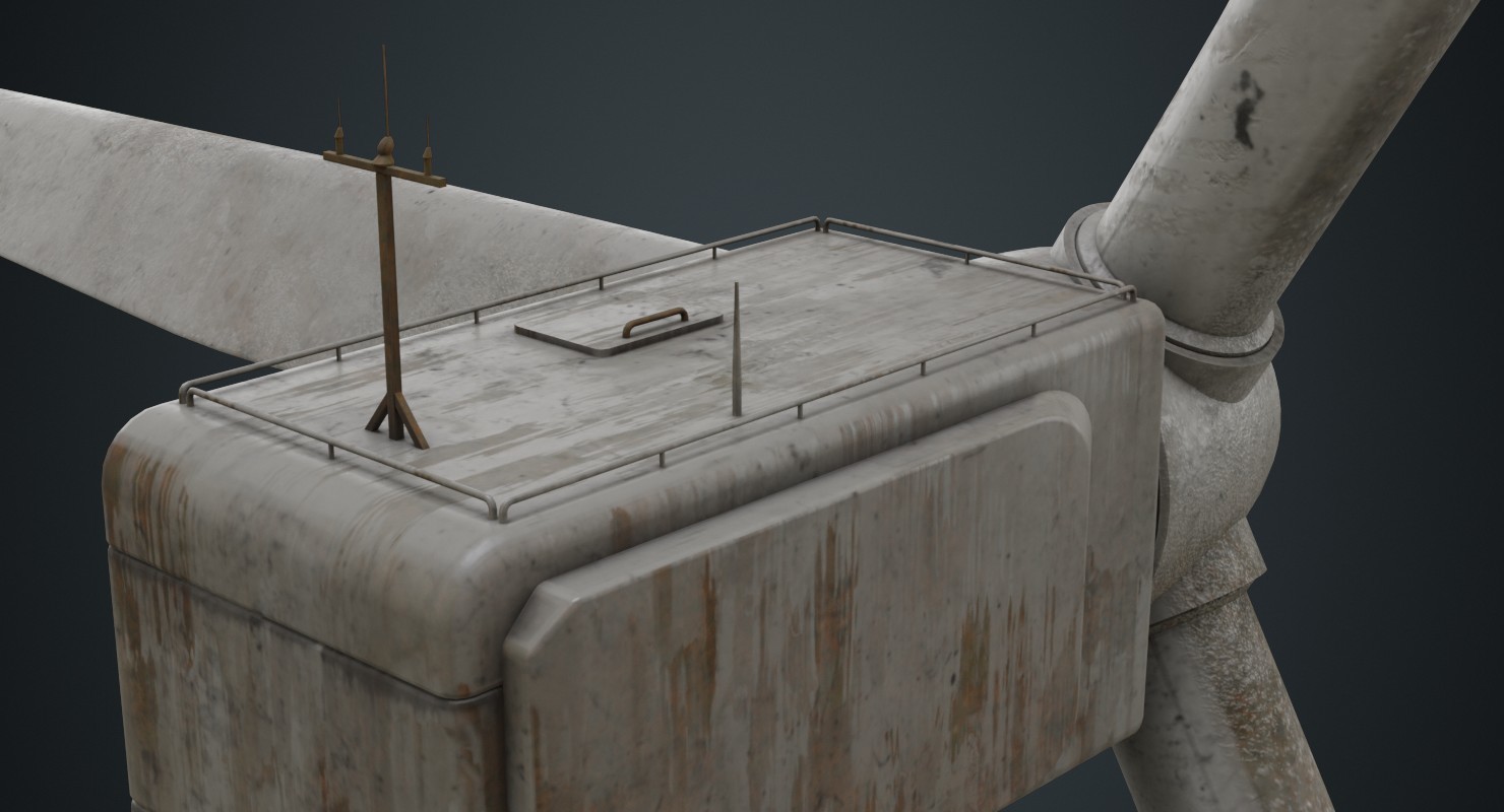ArtStation - Wind Turbine 1C | Game Assets