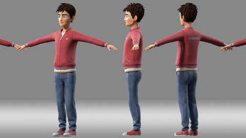 ArtStation - cartoon Boy man | Resources