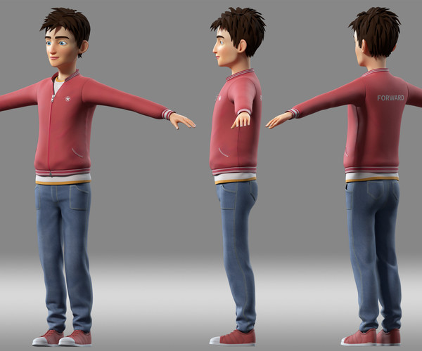 ArtStation - cartoon Boy man | Resources