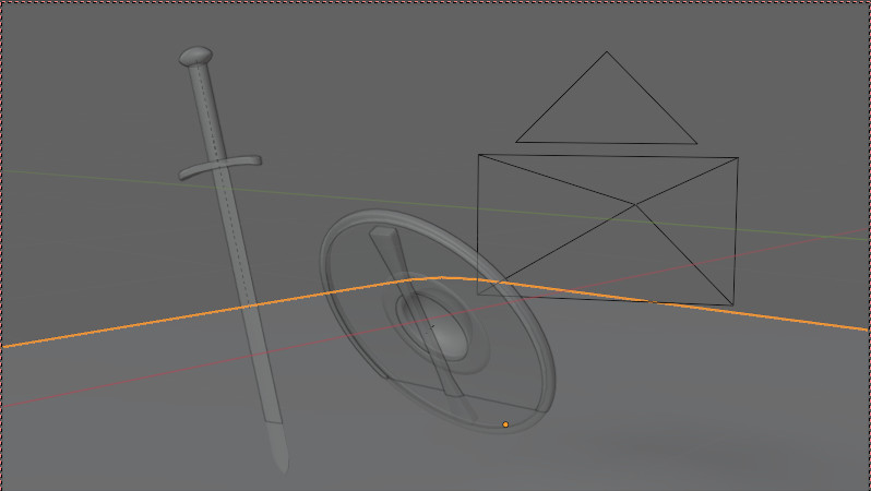 ArtStation - Sword and Shield 3D Model Blender | Resources