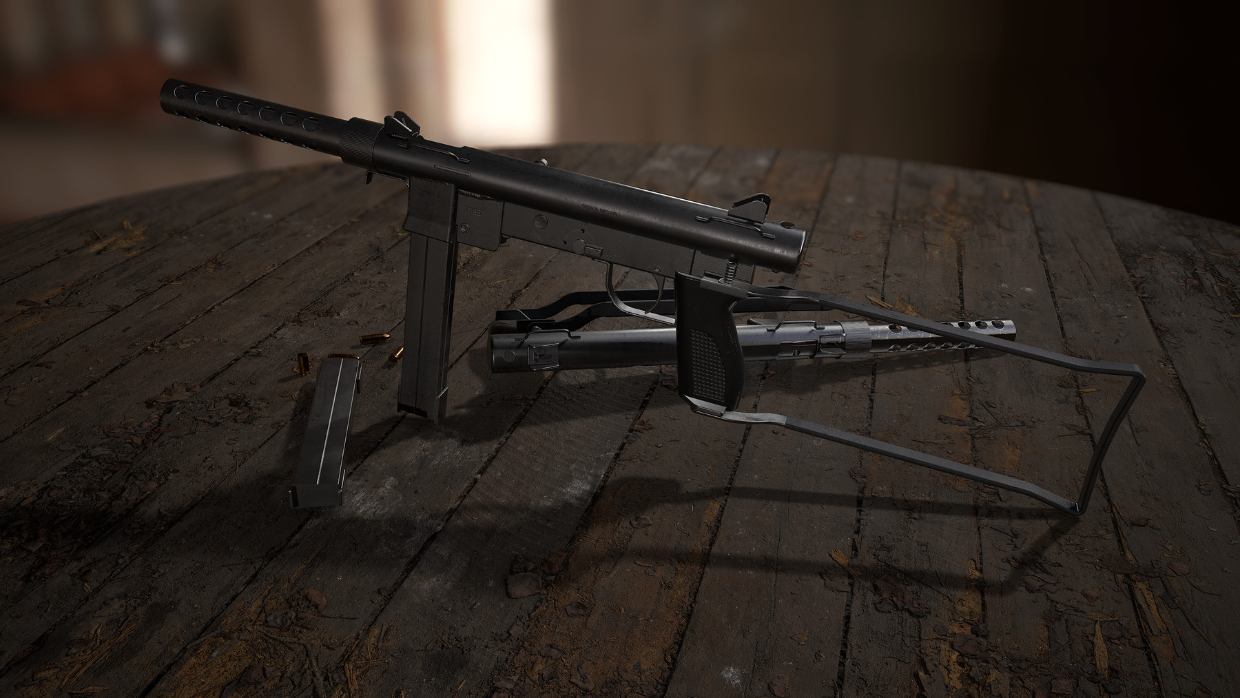 ArtStation - Smith & Wesson Model 76 SMG | Game Assets
