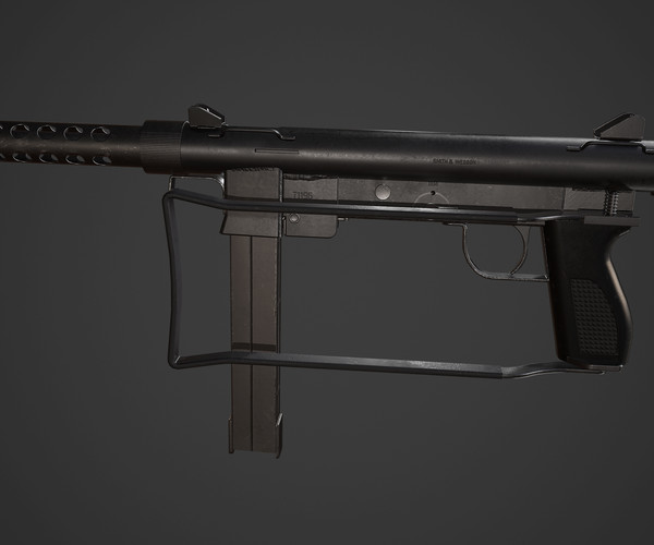 ArtStation - Smith & Wesson Model 76 SMG | Game Assets