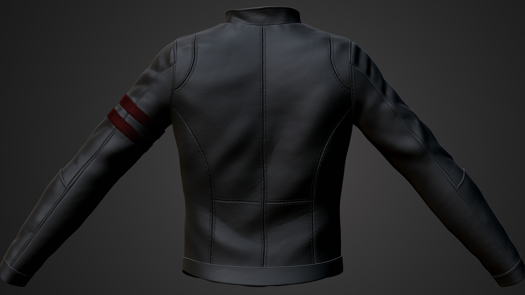 ArtStation - Jacket Leather High Poly + Base Mesh | Game Assets