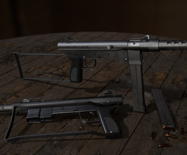 ArtStation - Smith & Wesson Model 76 SMG | Game Assets