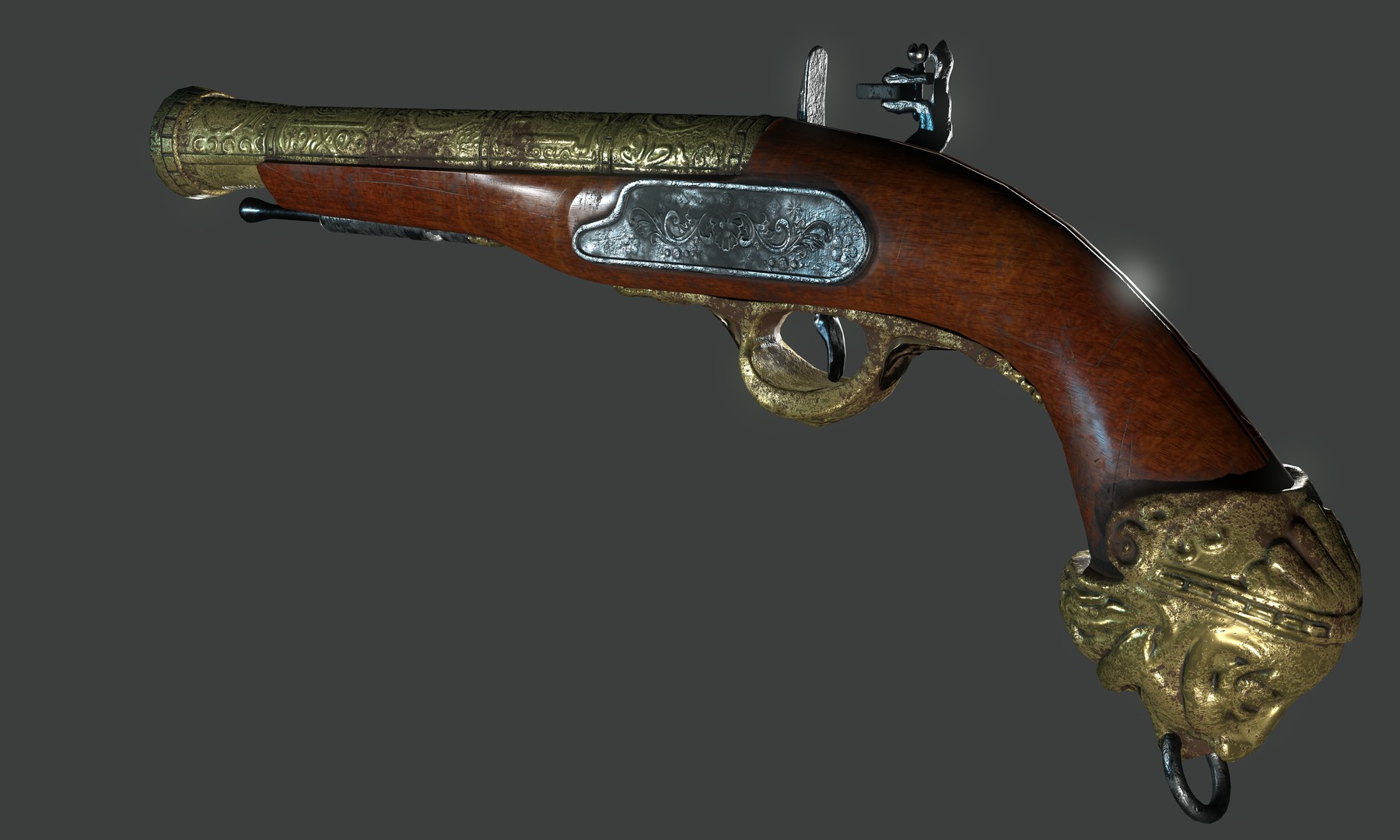 ArtStation - flintlock gun | Game Assets