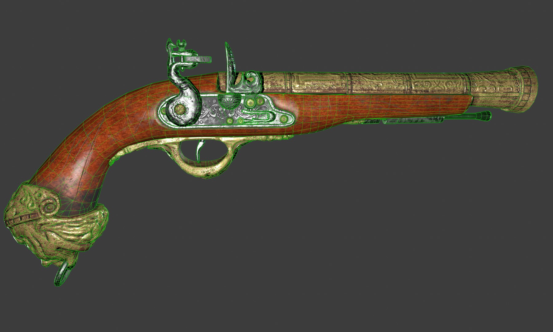ArtStation - flintlock gun | Game Assets