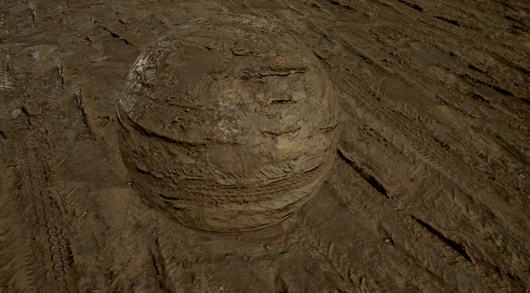 ArtStation - Substance Material - Road Mud | Game Assets