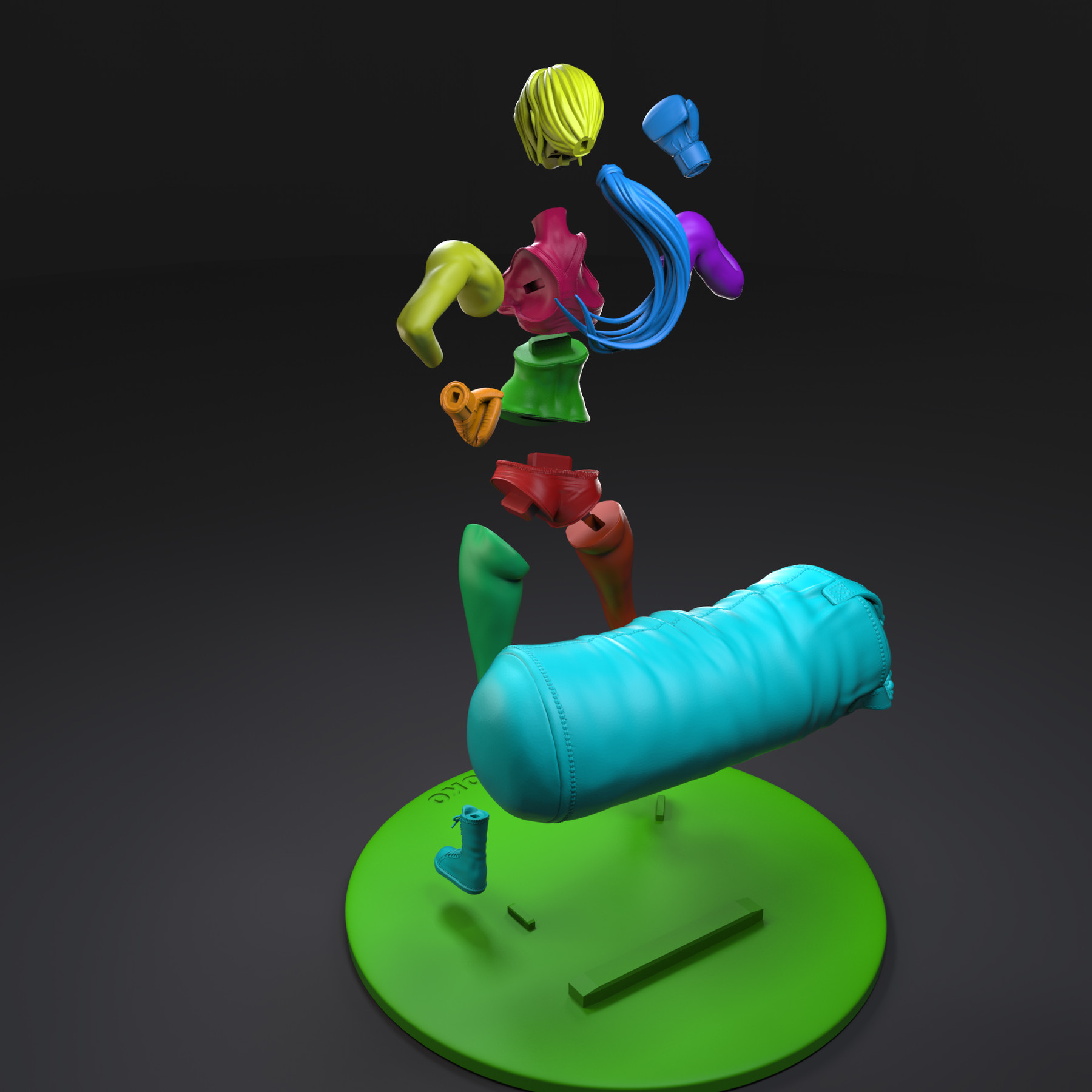 ArtStation - Knockout 3D_Print | Resources