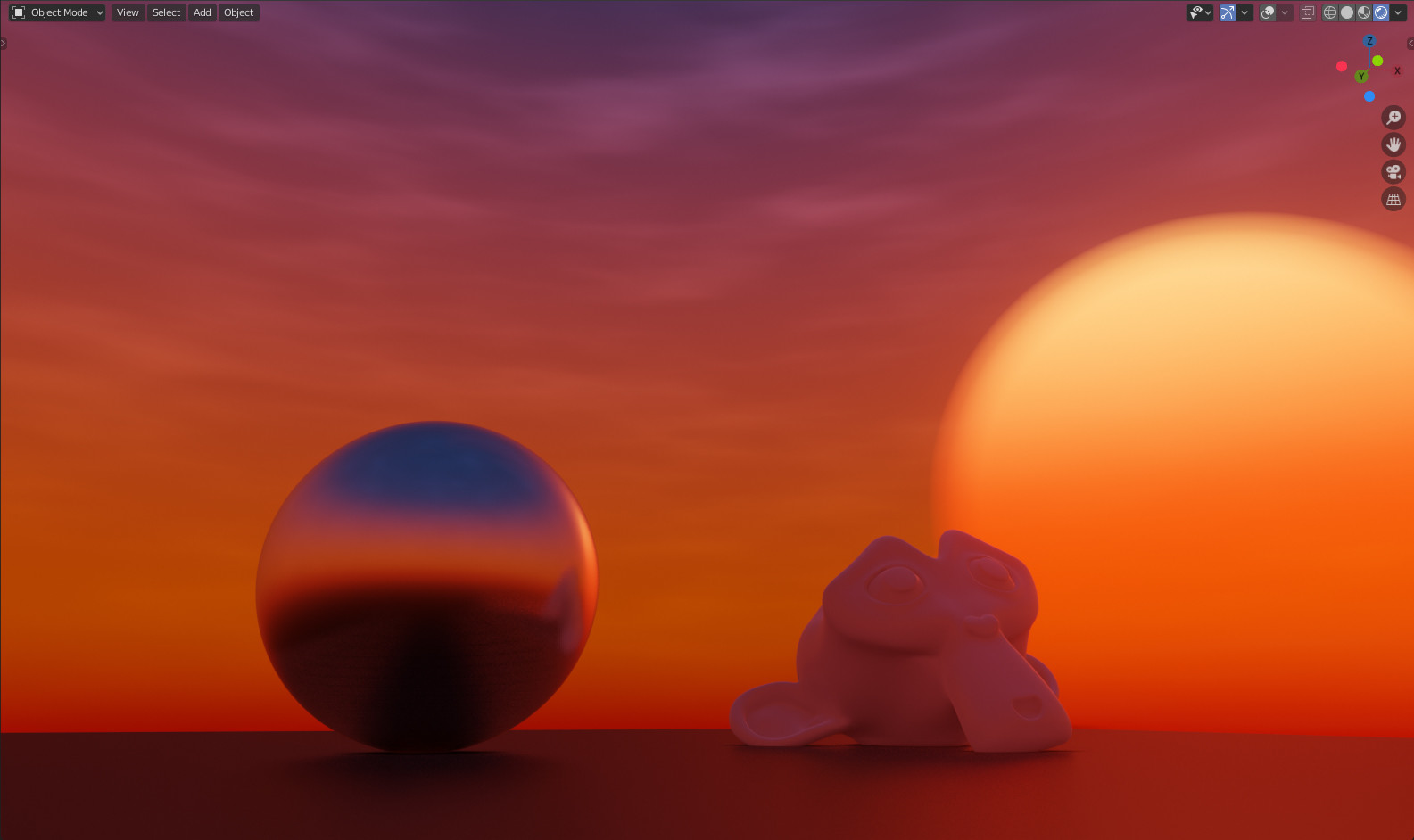 Ricardo Viana - Free sky environment shading for Blender