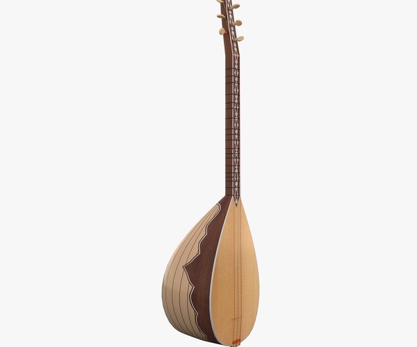 ArtStation - Baglama, music instrument 3D Model | Resources