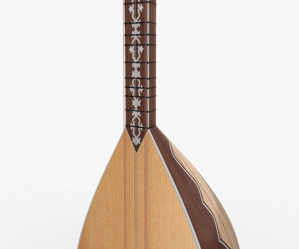 ArtStation - Baglama, music instrument 3D Model | Resources