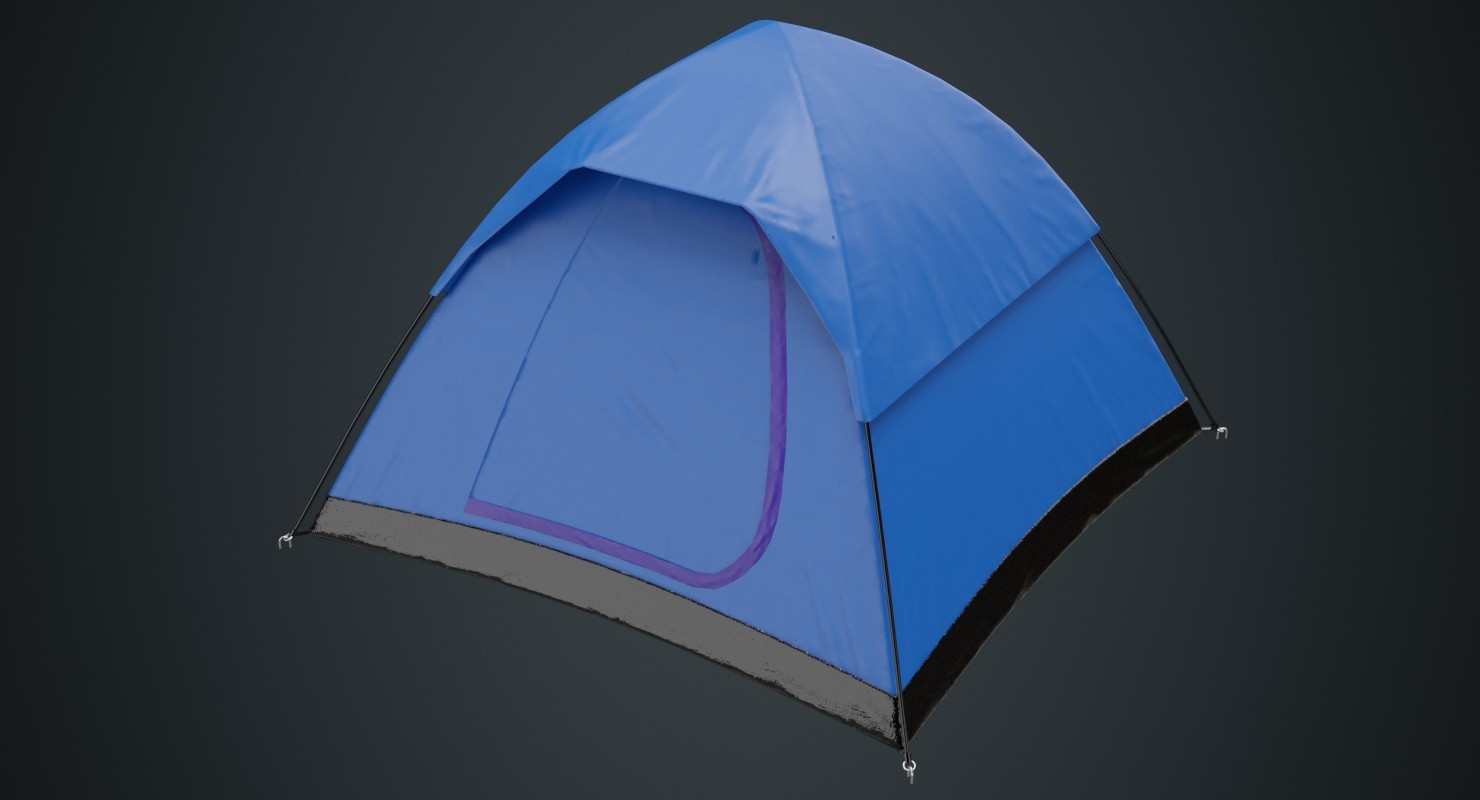 ArtStation - Camping Tent 1A | Game Assets