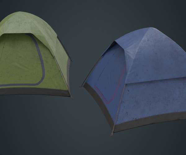 ArtStation - Camping Tent 1B | Game Assets