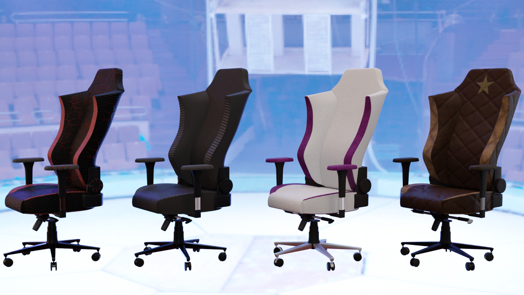 ArtStation - Gaming Chair 3D Model | Game Assets