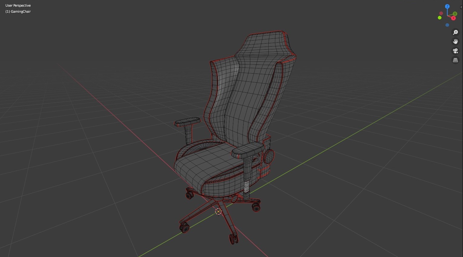 ArtStation - Gaming Chair 3D Model | Game Assets