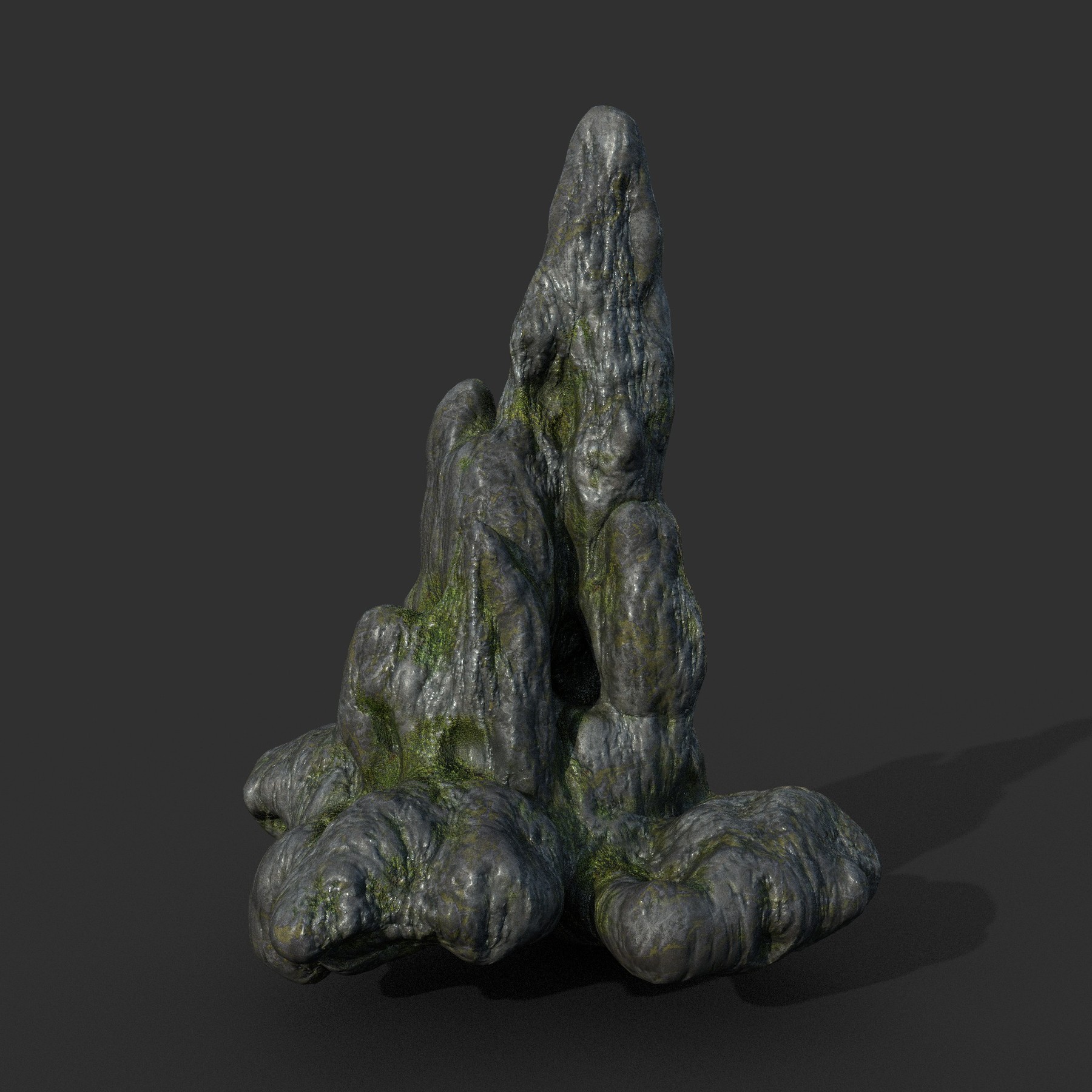 ArtStation - Low poly Wet Mossy Cave Modular Pack 200811 | Resources