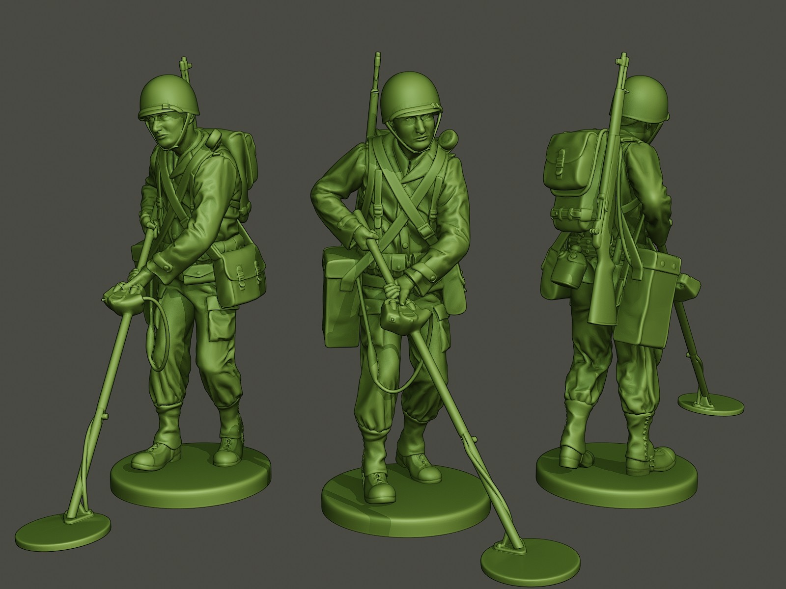 ArtStation - American engineer soldier ww2 Analyzing A9 | Resources