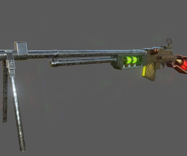 ArtStation - Steampunk Browning Automatic Rifle M1918 | Game Assets