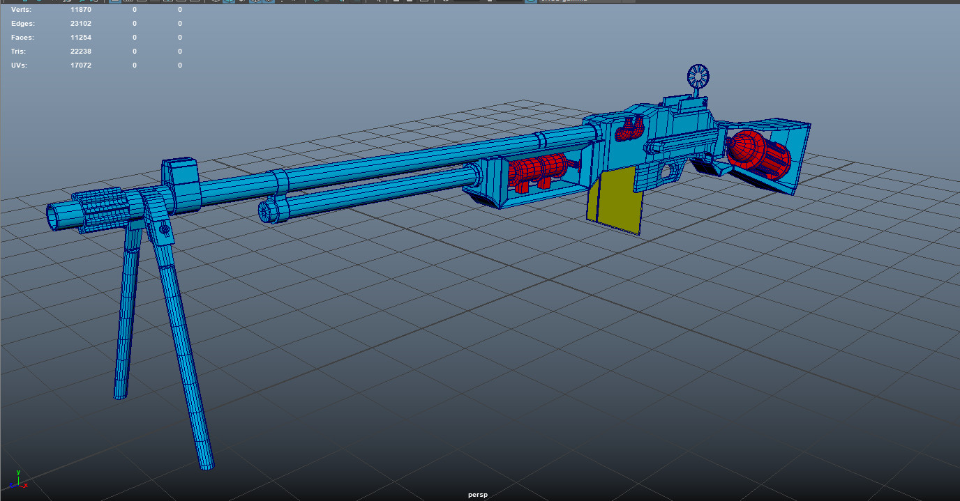 ArtStation - Steampunk Browning Automatic Rifle M1918 | Game Assets