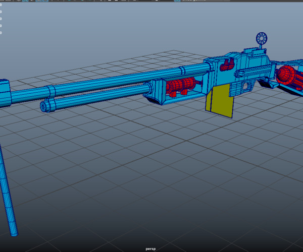 ArtStation - Steampunk Browning Automatic Rifle M1918 | Game Assets