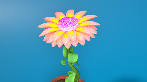 ArtStation - Daisy Flower Animated | Game Assets