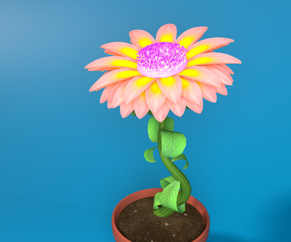ArtStation - Daisy Flower Animated | Game Assets