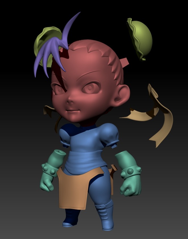 ArtStation - Chun_Li_pocket | Game Assets