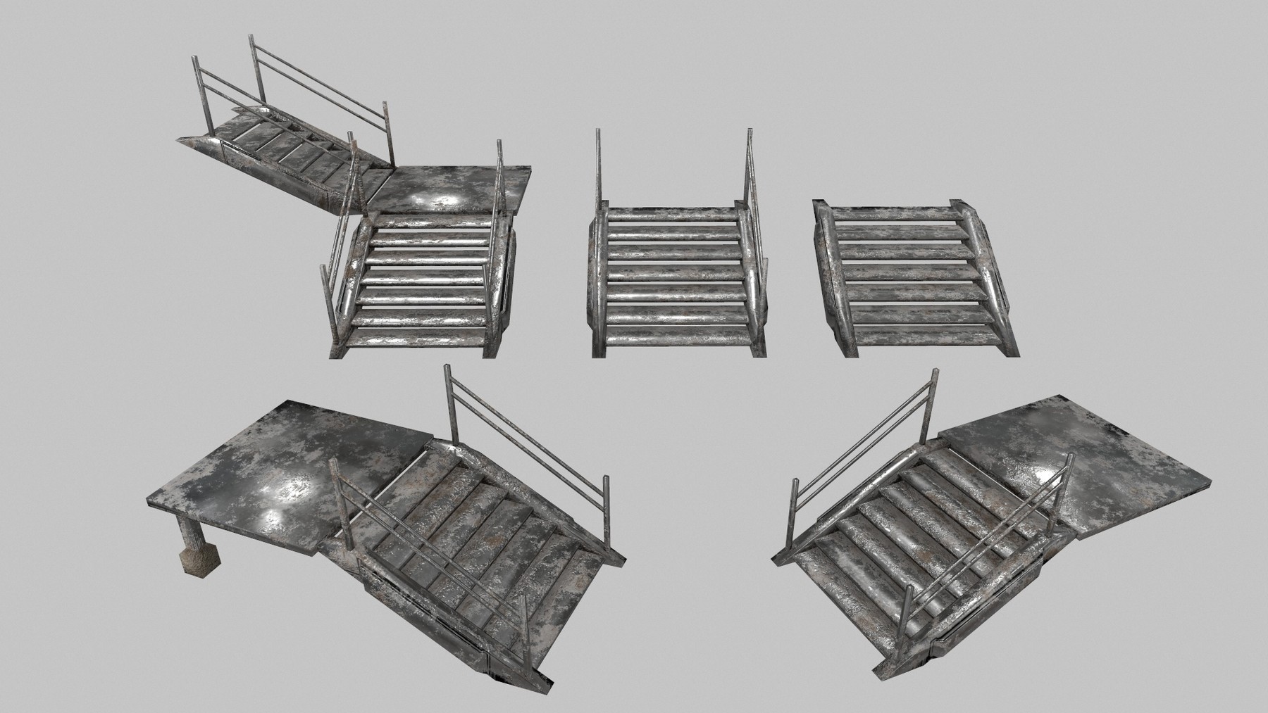 ArtStation - Stair Set | Game Assets