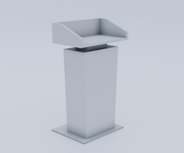 ArtStation - Light presidential pulpit | Game Assets