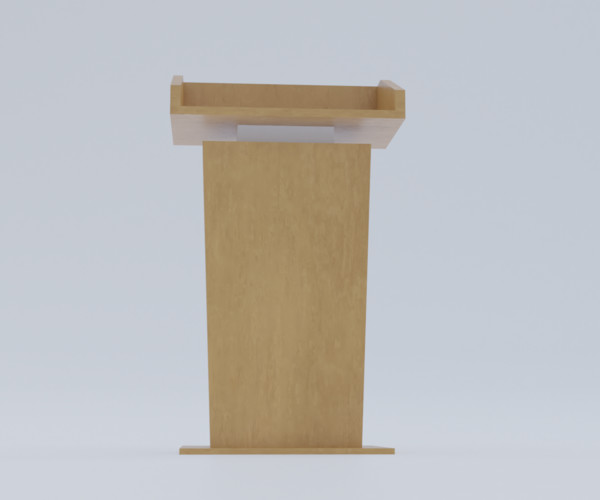 ArtStation - Light presidential pulpit | Game Assets