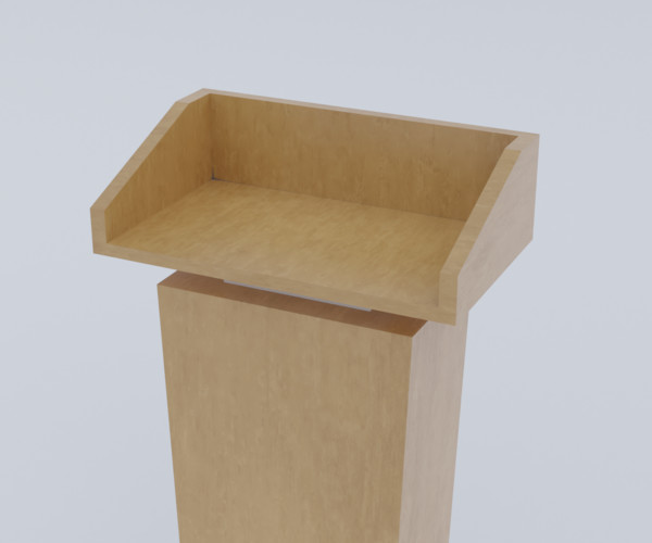 ArtStation - Light presidential pulpit | Game Assets