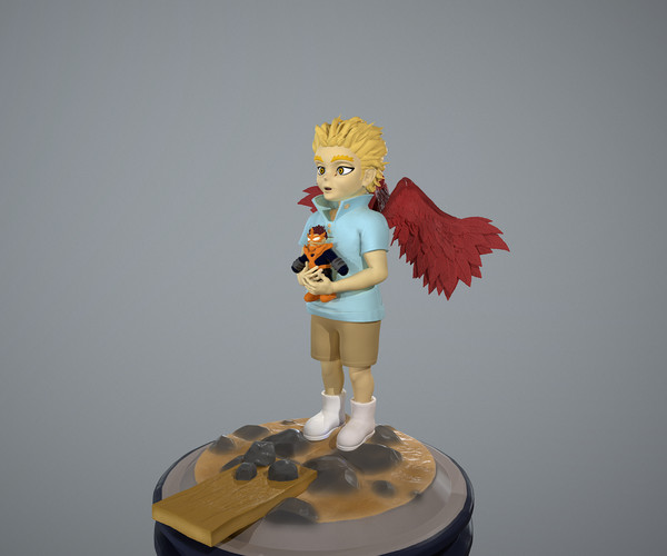 ArtStation - Keigo Takami (Boku no Hero Academia hawx) 3d print model ...
