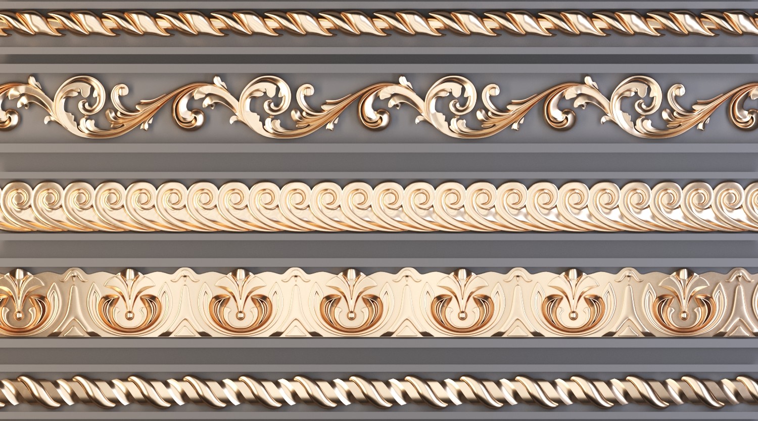 ArtStation - 5 Ornament trim 04 | Resources