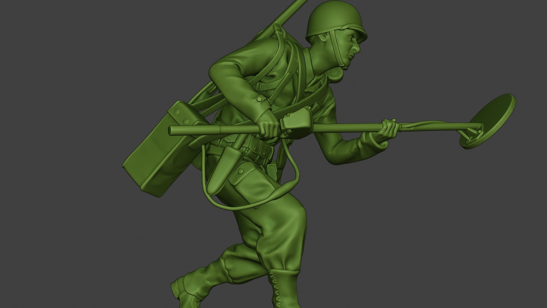 ArtStation - American engineer soldier ww2 Run A9 | Resources