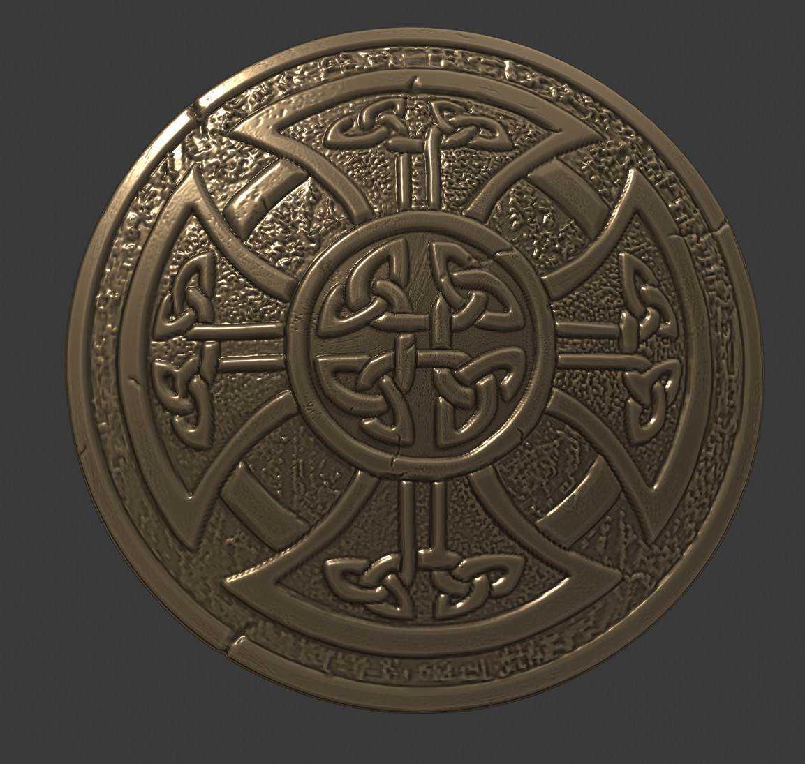 ArtStation - celtic shield 3d print model | Game Assets