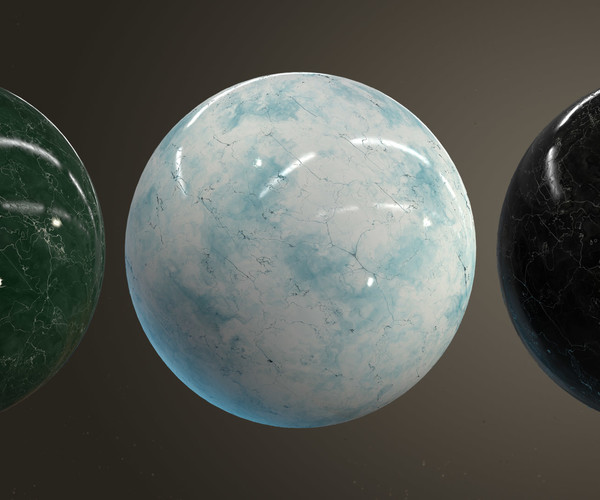 ArtStation - Procedural Marble Material | Game Assets