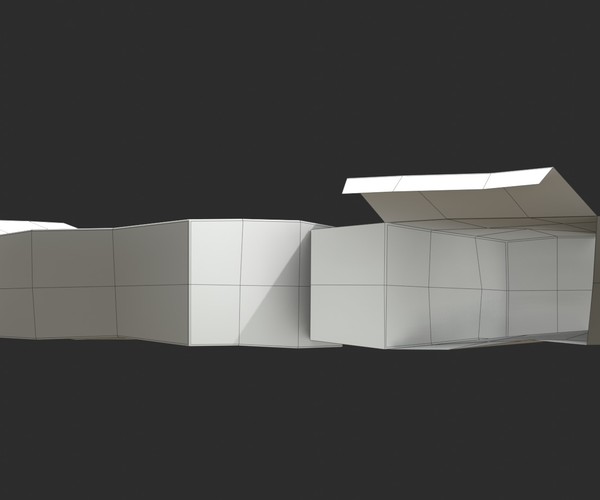 ArtStation - US K-Ration boxes End War WWII - Dirty version | Game Assets