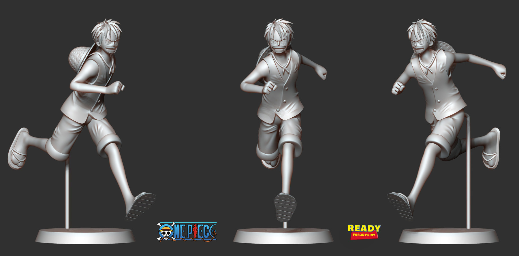 ArtStation - Luffy running | Resources