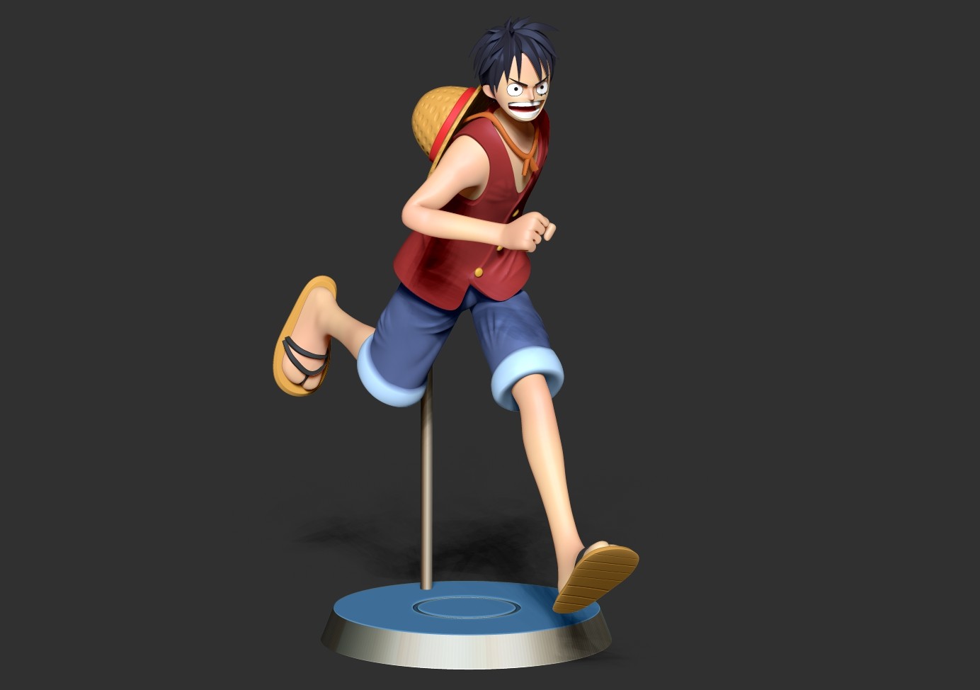 ArtStation - Luffy running | Resources