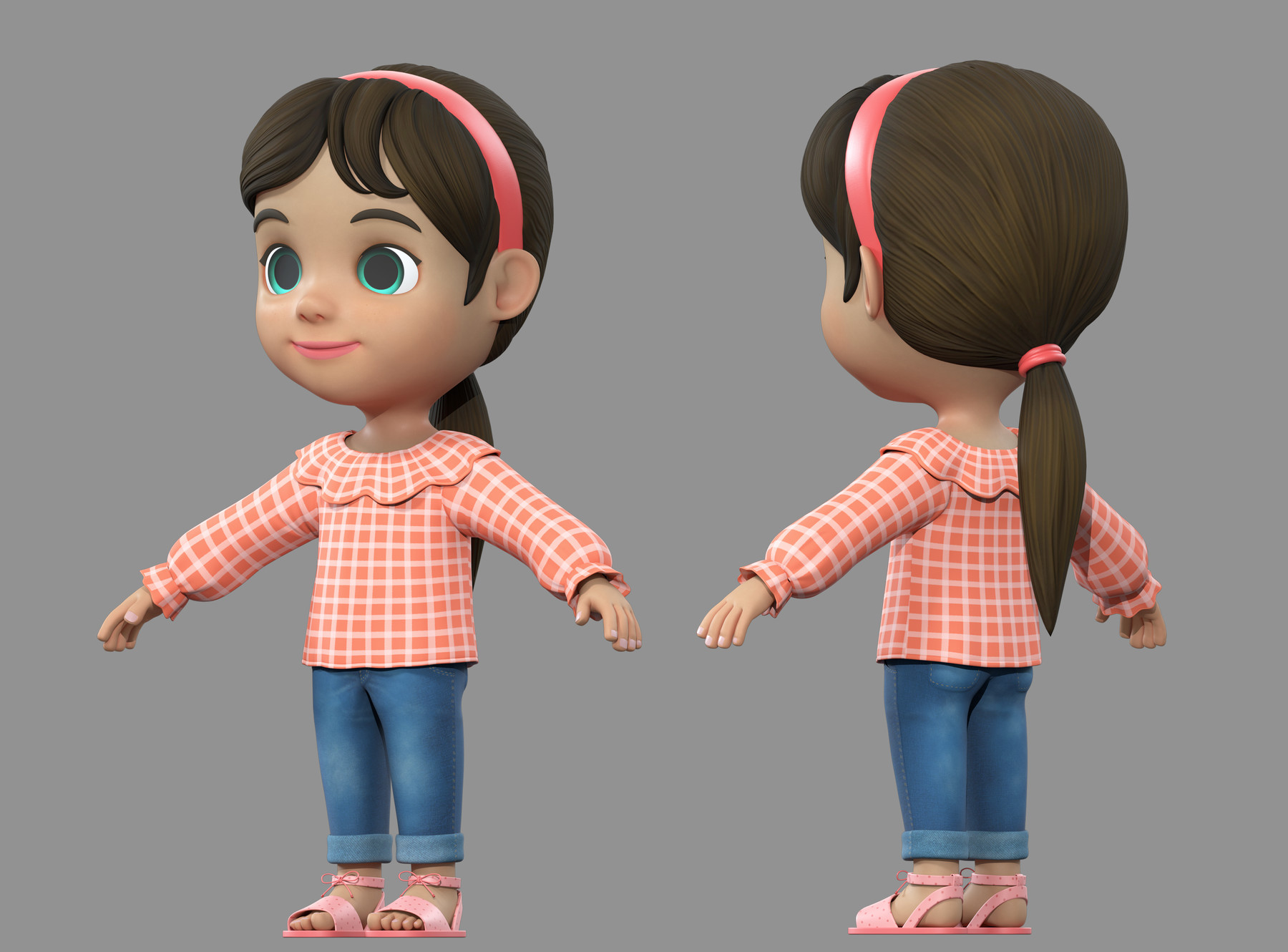ArtStation - cartoon girl kids | Resources