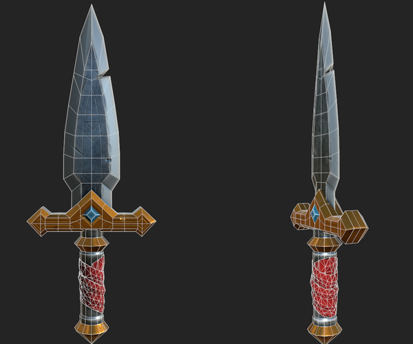 ArtStation - 3d stylized knife game ready | Game Assets