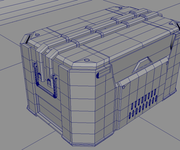 ArtStation - Military Box - Real Time/3D Model/4k Textures/Files(MB ...