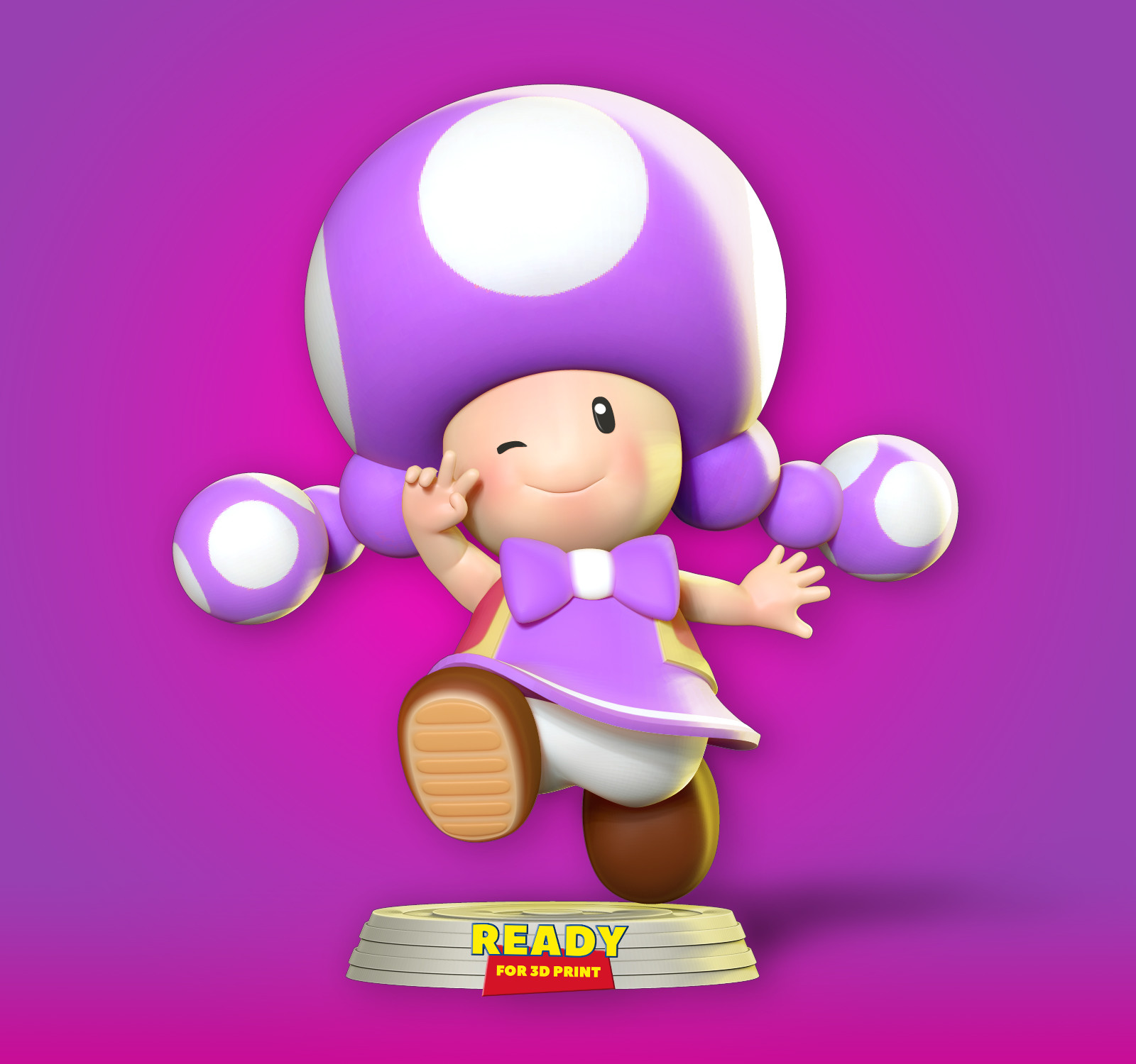 ArtStation - Toadette - Super Mario Fanart | Resources