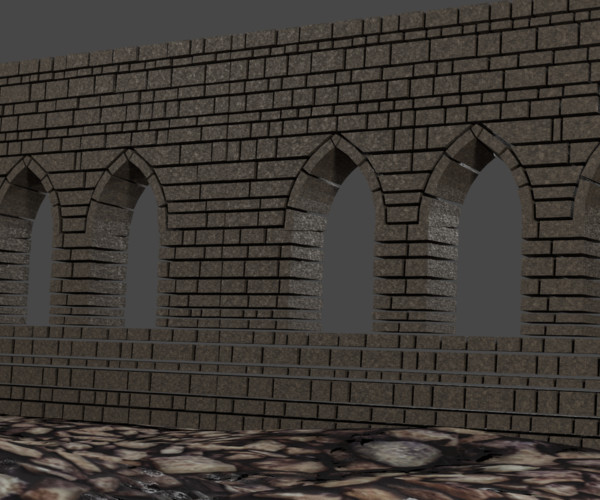 ArtStation - Castle_Wall | Game Assets