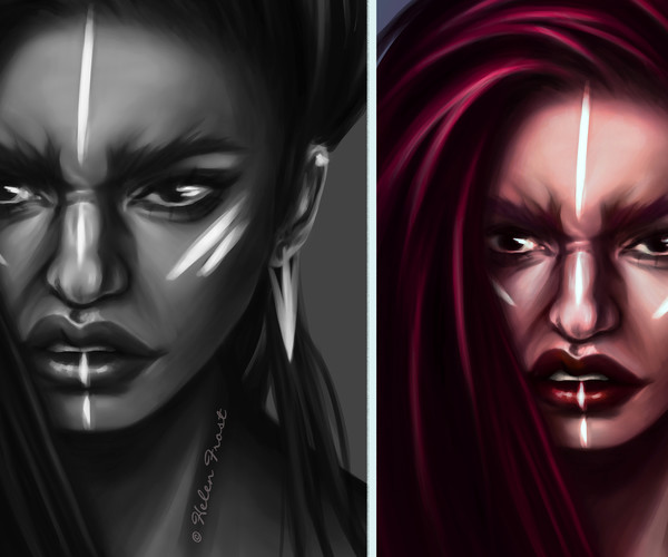 ArtStation - emotion anger 👿 | Artworks