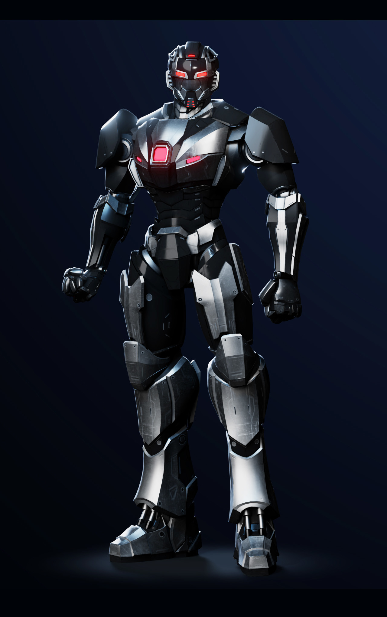 ArtStation - Robot character rigged RTS03 | Game Assets