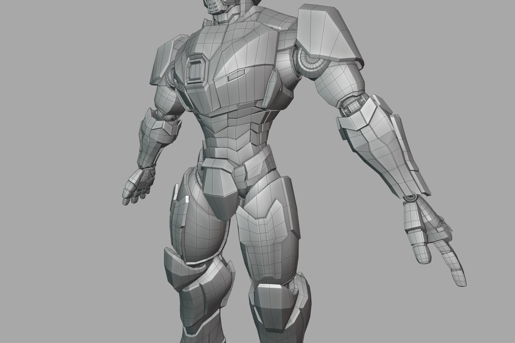 ArtStation - Robot character rigged RTS03 | Game Assets