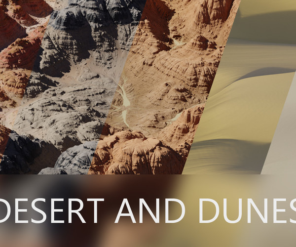 ArtStation - REALISTIC DESERT AND DUNES 8K 32-Bit DISPLACEMENT MAPS ...