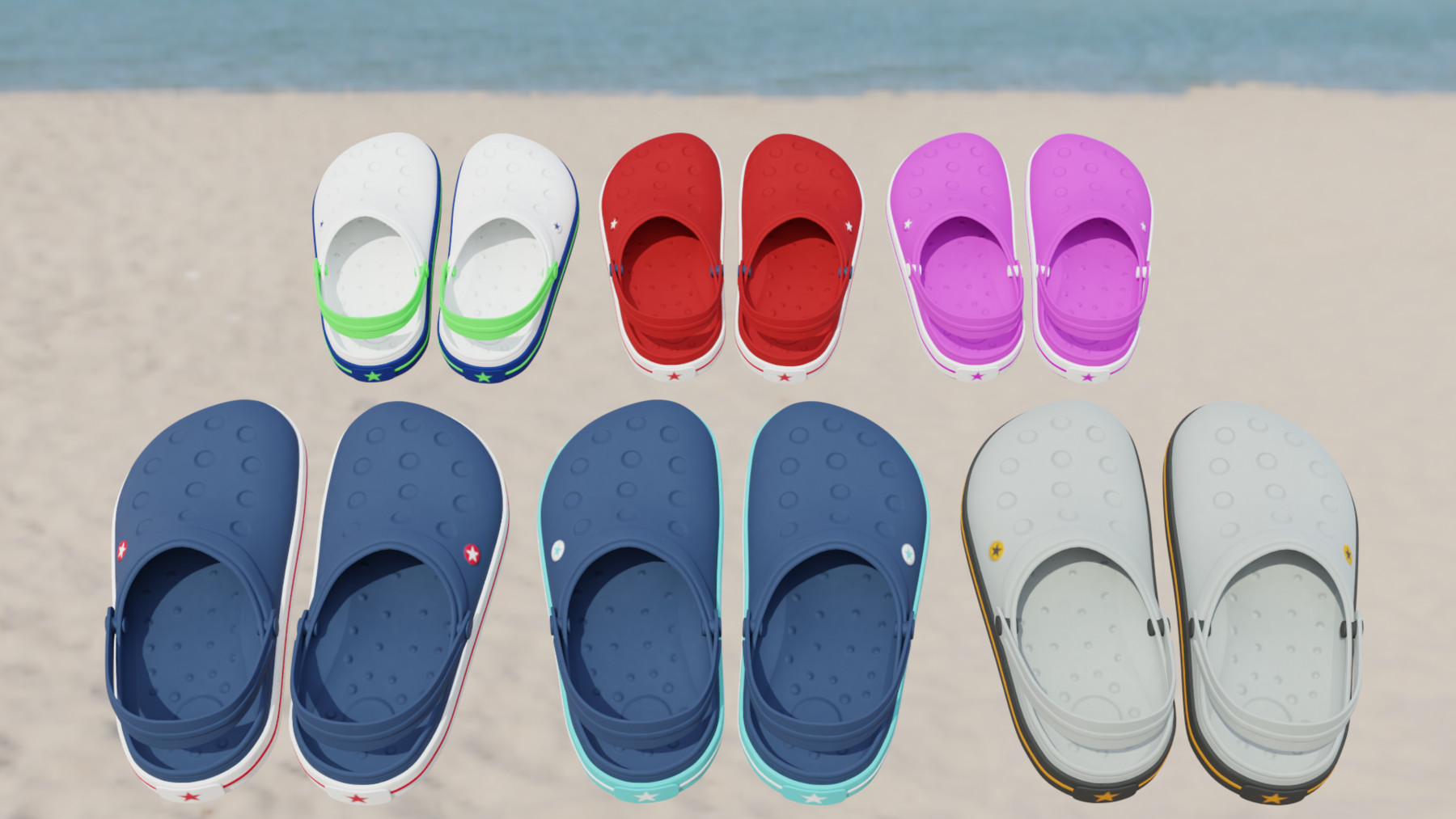 ArtStation - Clogs 3D Model | Game Assets